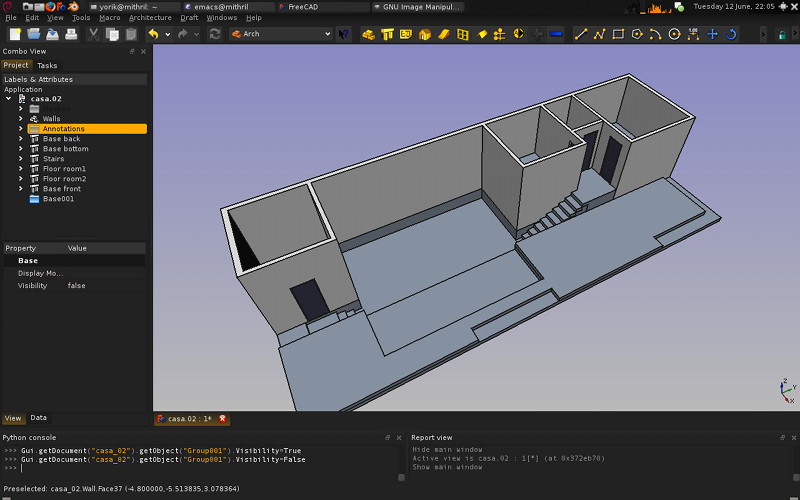 FreeCAD Arch module how-to | Yorik's blog